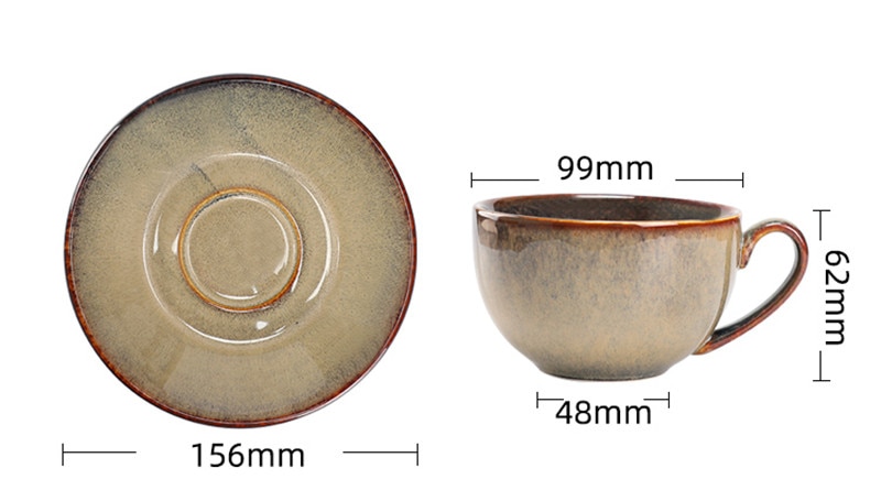 European Tea Cup Set And Saucer Top Grade Ceramic ... – Grandado