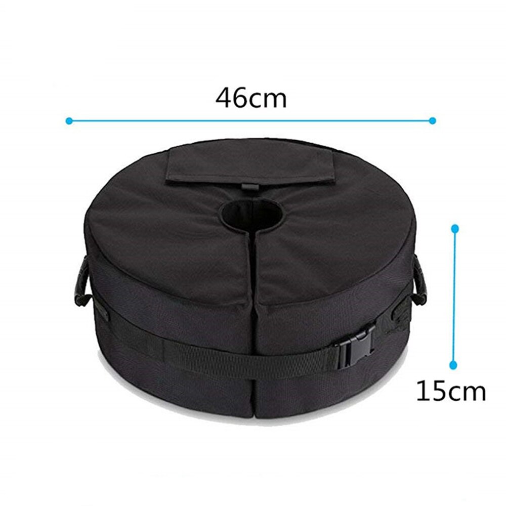 Round Weight Sand Bag Umbrella Base Stand Tent Leg Weighted Outdoor Sun ...