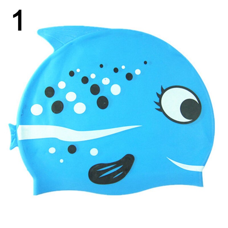 Children Swim Cap Silicone Funny Fish Kids Swimmin... – Grandado