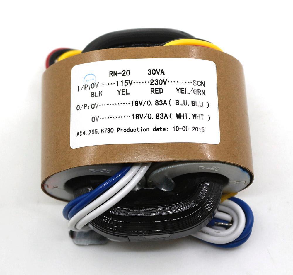 30VA Pure Copper R-core Power Transformer 30W 0-18... – Grandado