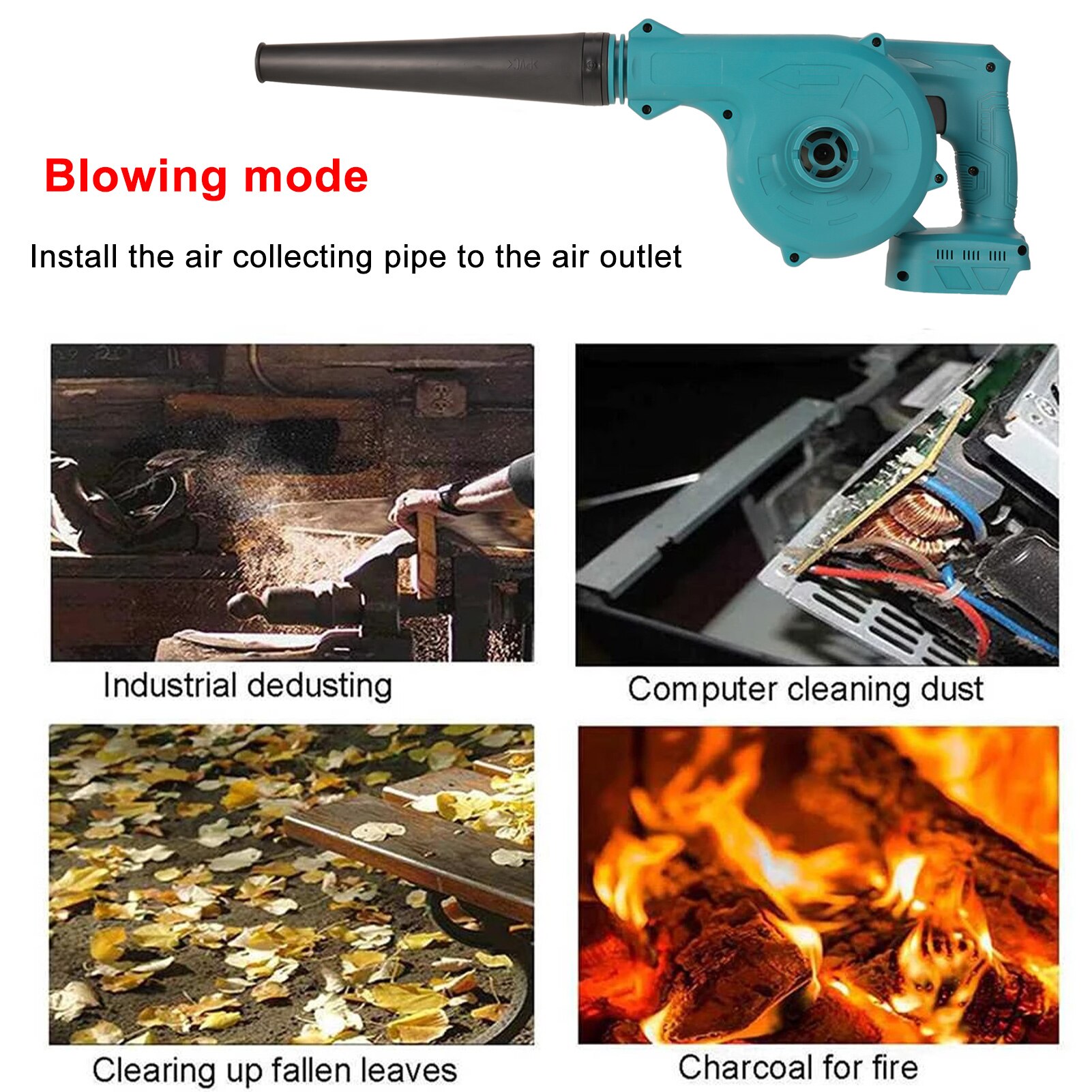 2 In 1 Cordless Electric Air Blower & Suction ... – Grandado