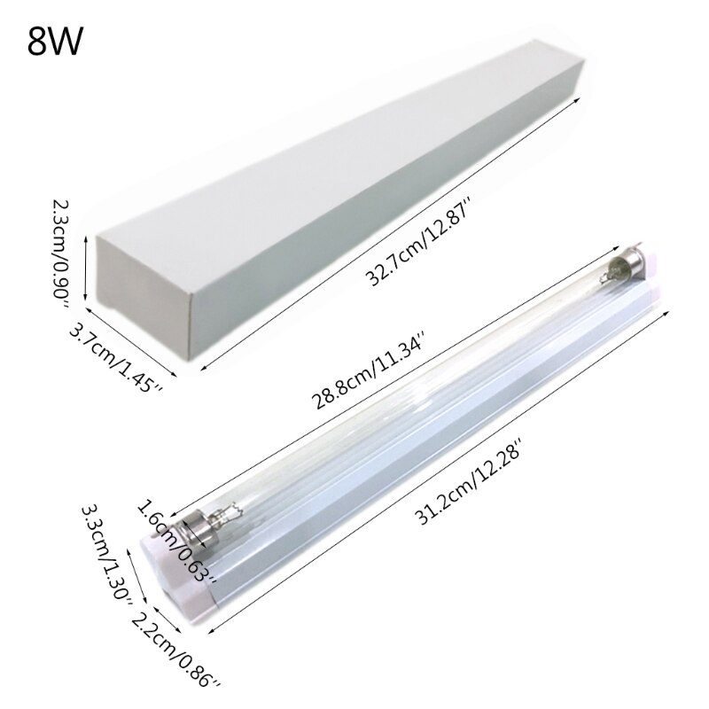 110v/220v 6W/8W Ultraviolet Germicidal Light T5 Tu... – Grandado