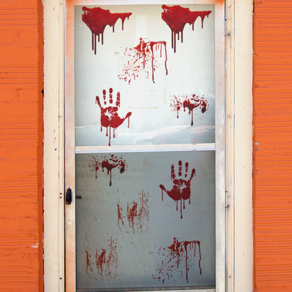 Wall Art PVC Living Room Festival Horror Removable... – Grandado