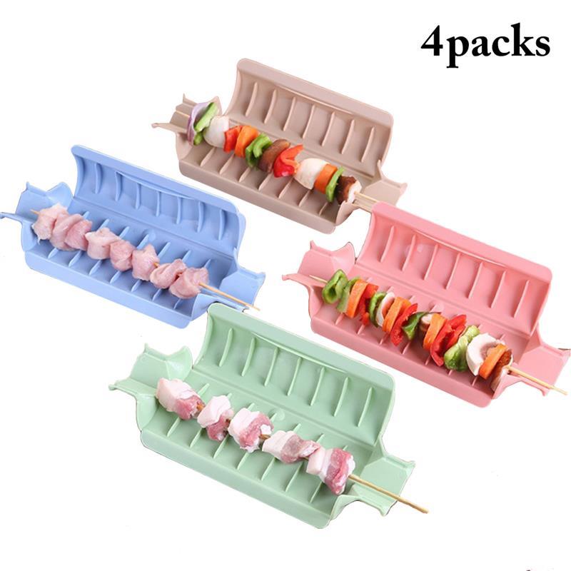 4Pcs Eco-Friendly Manual Meat Skewer Tool Solid Co... – Vicedeal
