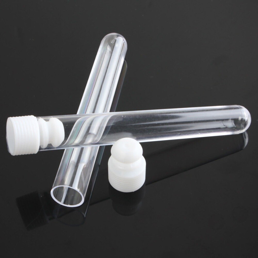 25 Stks set Plastic Test Tubes Transparante Reageerbuis 15x100mm Clear 25-stks-set-plastic-test-tubes-transparante-reageerbuis-15x100mm-clear