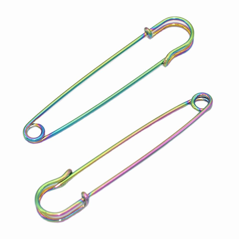 3''(75mm) Rainbow safety pin Clothing Shaw... – Grandado