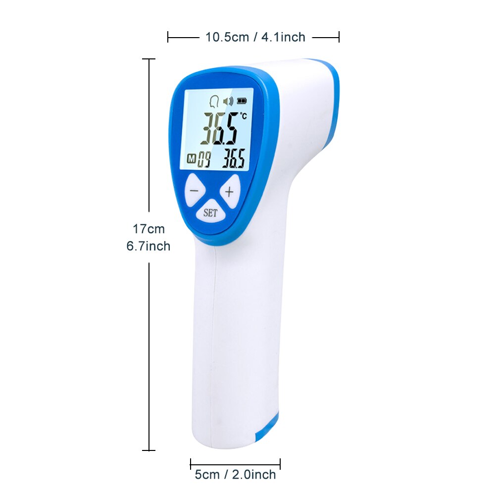 Infrared Thermometer Digital Non-Contact Ear Foreh... – Grandado