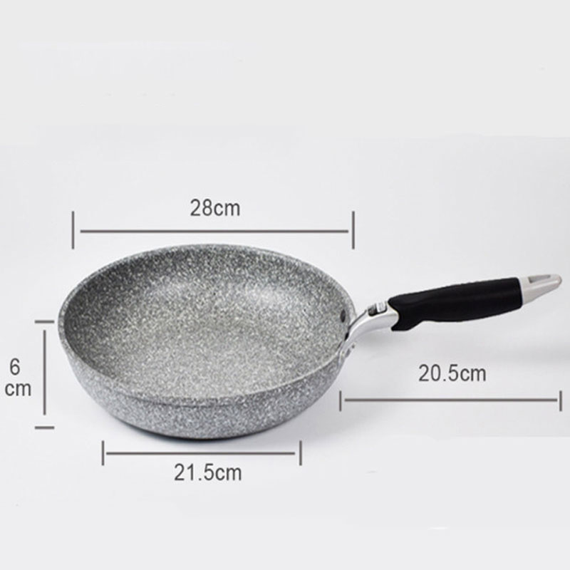 Frying Pan Wok Pan 28cm Non-Stick Pan Skillet Caul... – Grandado