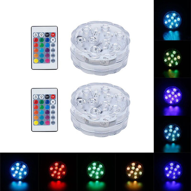 SALES! 2Pcs Remote Control Color Change LED Light ... – Grandado
