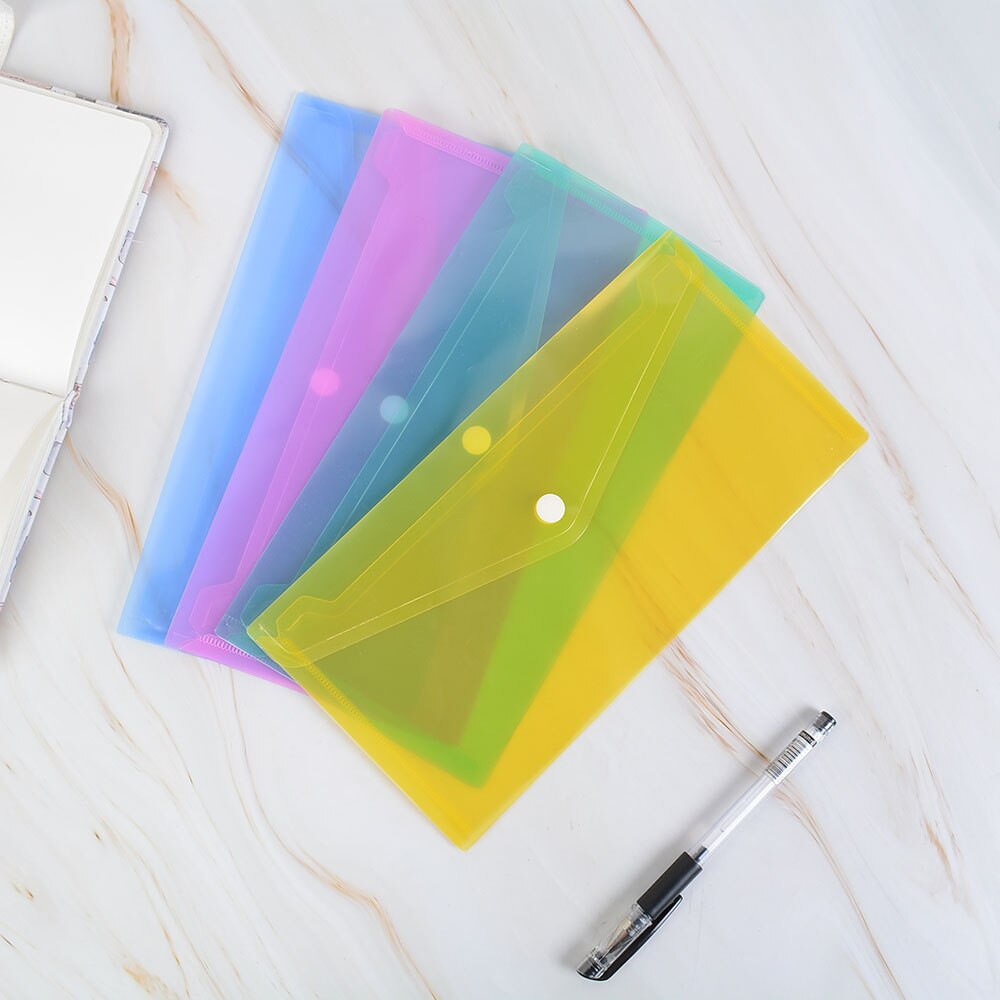 A6 Clear Document Bag Pp 6 Colors Available Paper ... – Vicedeal