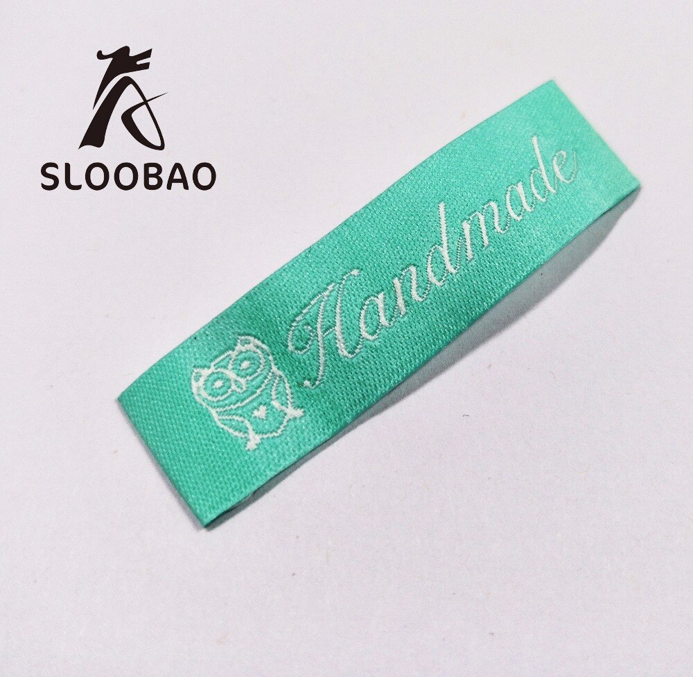 Handmade tags Woven Printed Labels Clothes Garment... – Grandado