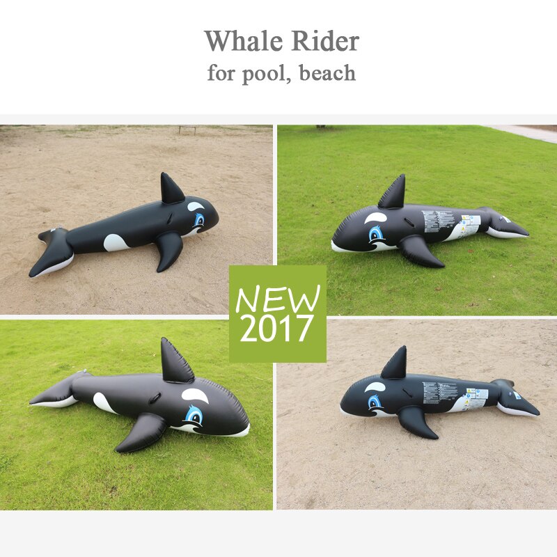 180x87x78cm inflatable animal whale rider seart ki... – Grandado