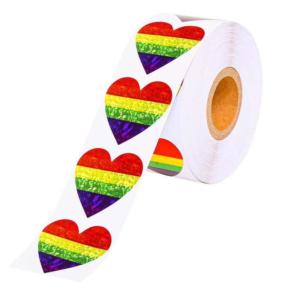 500 Pieces Glitter Gay Pride Stickers Love Pride R... – Grandado