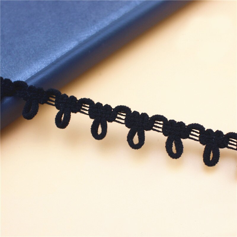 8Yard White Centipede Braided Lace Trim U-Wave But... – Grandado