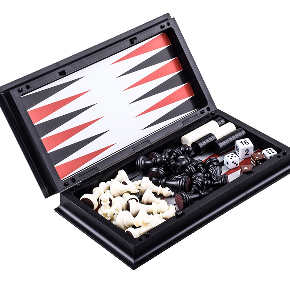 3 In 1 Portable Travel Kids Adult Checkers Enterta... – Grandado