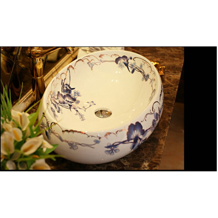 TY711 Ceramic Countertop Sinks High Balcony Counte... – Grandado