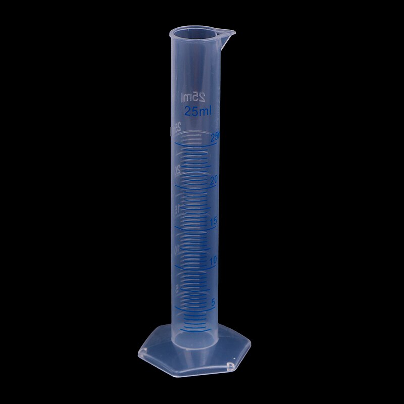 1Pcs 25ml PP Material Measuring Cylinder Blue Scal... – Grandado