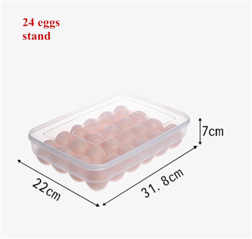 Kitchen Egg Storage Box Organizer Refrigerator Sto... – Grandado