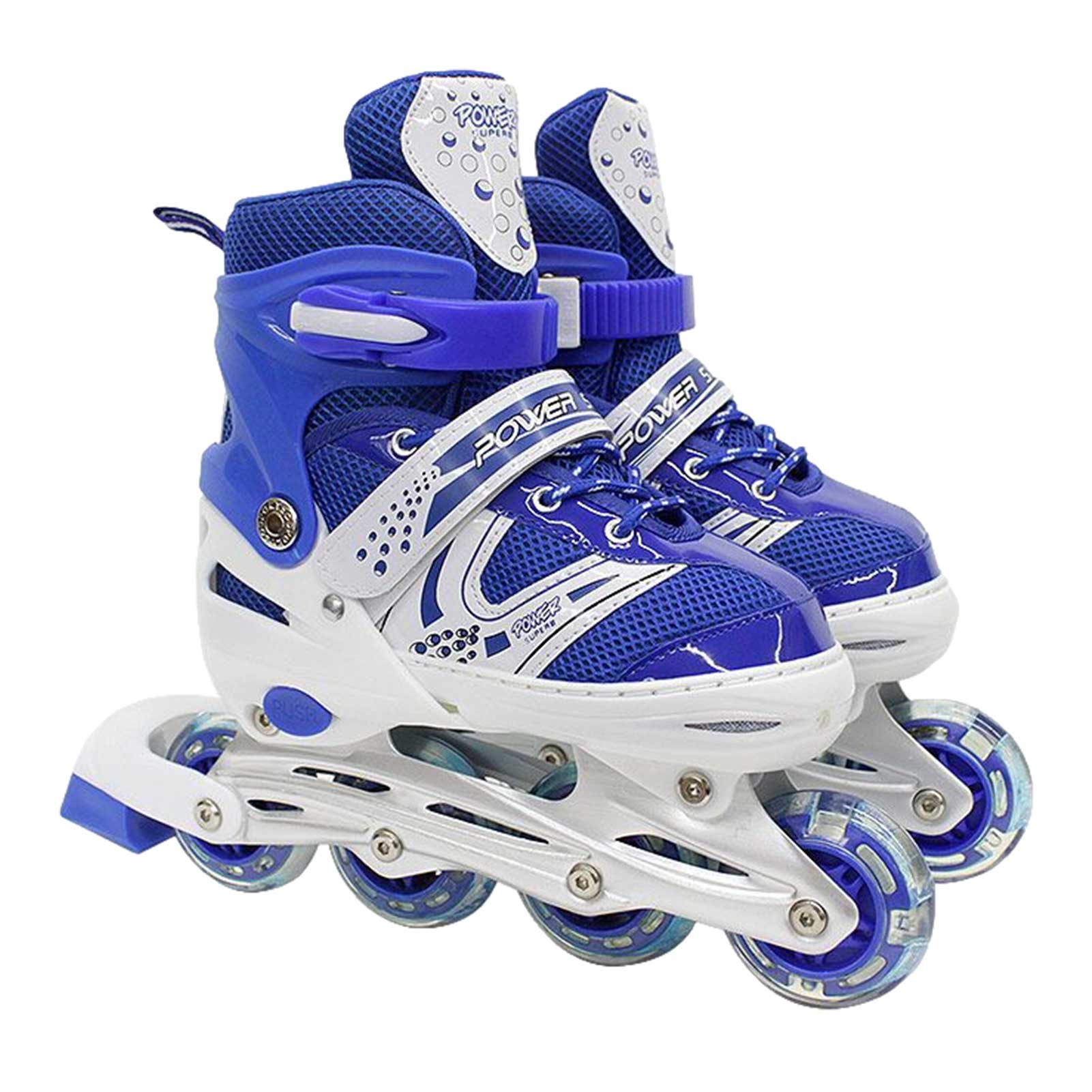 Kids Flashing Inline Skates Adjustable Roller Skat... – Vicedeal