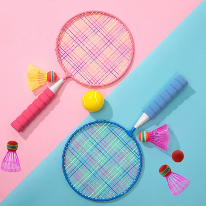 Kids Kinderen Badminton Racket Set Indoor Outdoor ... – Grandado