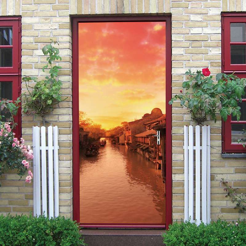 Sun DIY Door Sticker Decal Fridge Sticker Kitchen ... – Grandado