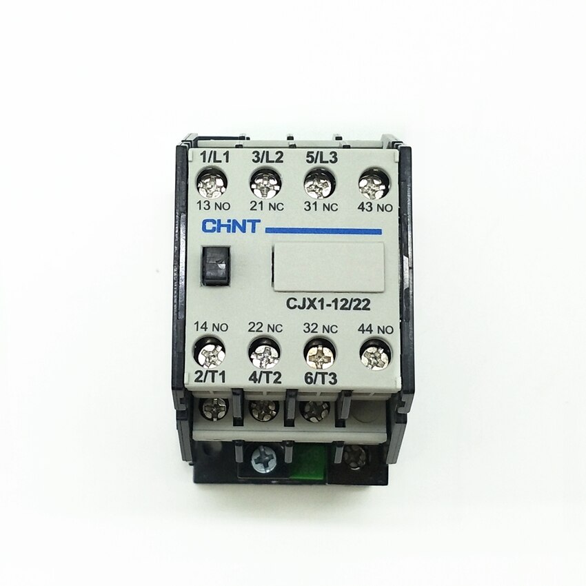CHINT AC Contactor CJX1-12/22 12A 2NO+2NC AC220V 3... – Grandado