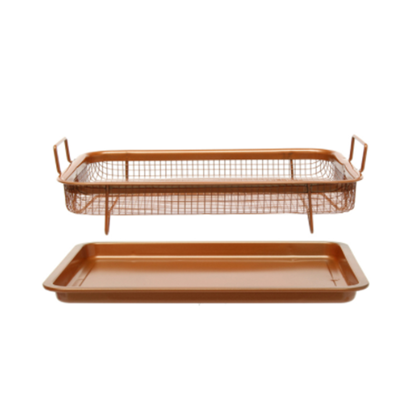 Copper Baking Tray Oil Frying Baking Pan Non-stick... – Grandado