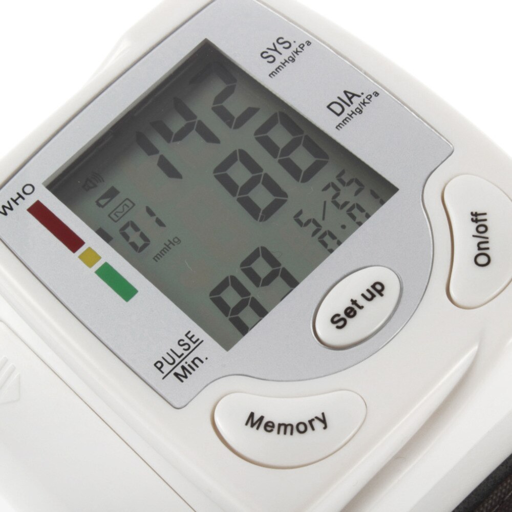Portable Automatic Digital LCD Display Wrist Blood... – Grandado