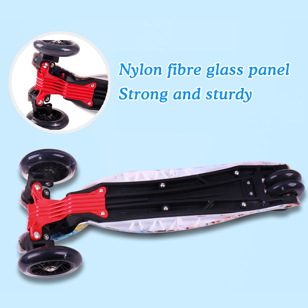 Faltbare Roller für Kinder 3 Rad Roller mit Licht ... – Grandado