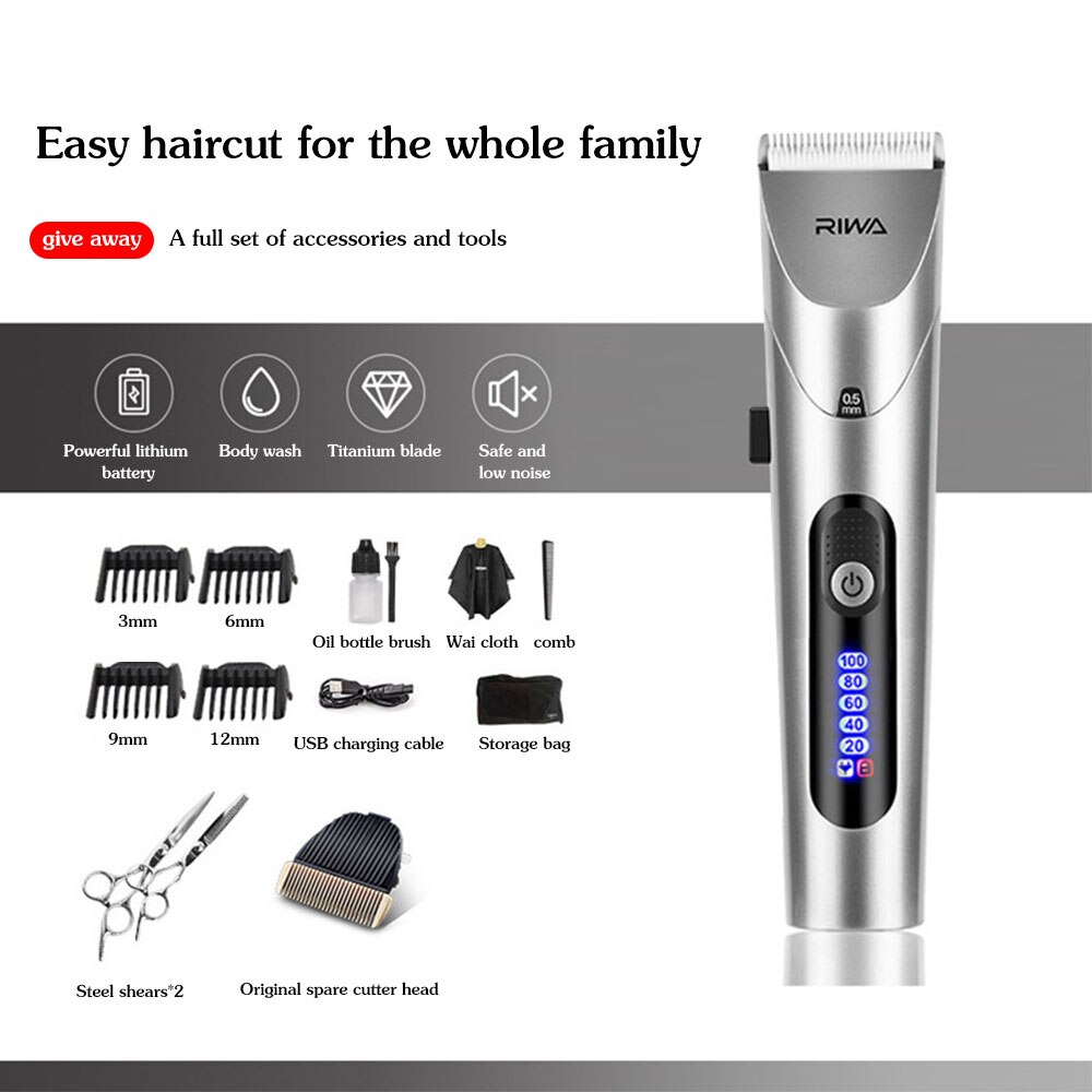 Elektrische Cutter Clipper Haar Maaier Trimmer Pro... – Vicedeal