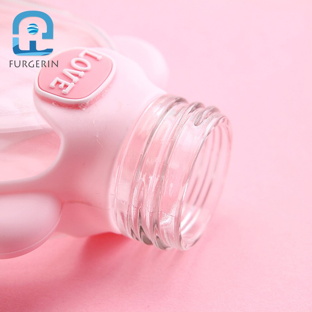 FURGERIN-botella de Agua de Cristal para niñas, bo... – Grandado
