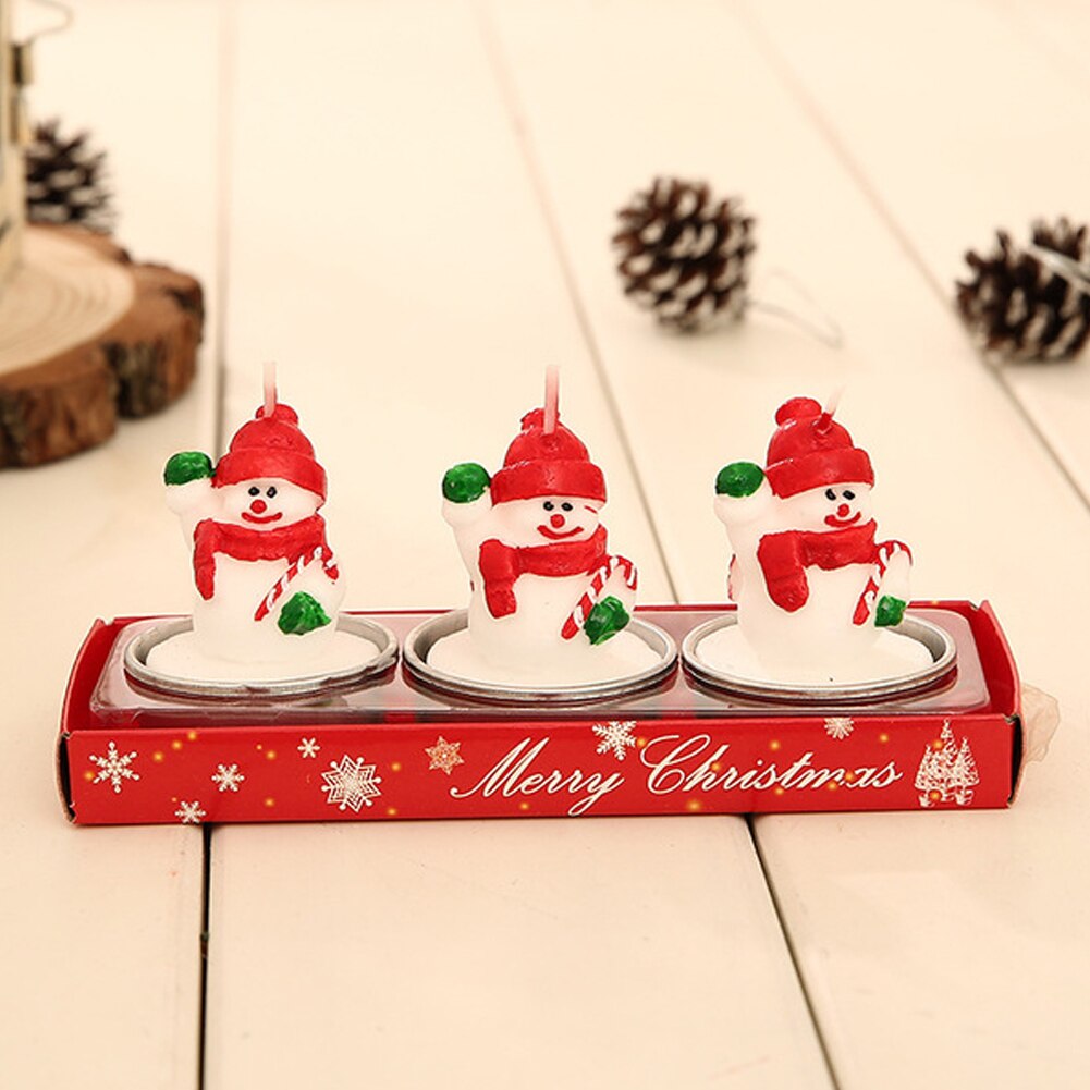 Features Candle Christmas Scent Candle Santa Snowm... – Grandado