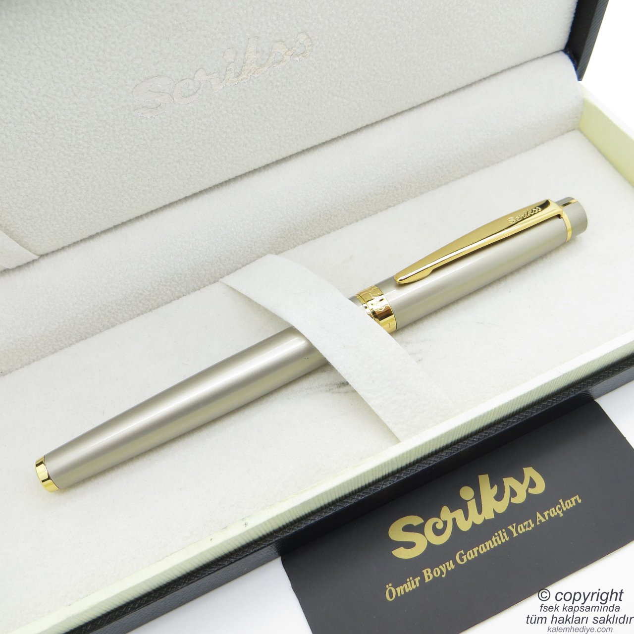 Scrikss 38 Satijn Goud Roller Pen | Scrikss Pen | ... – Vicedeal