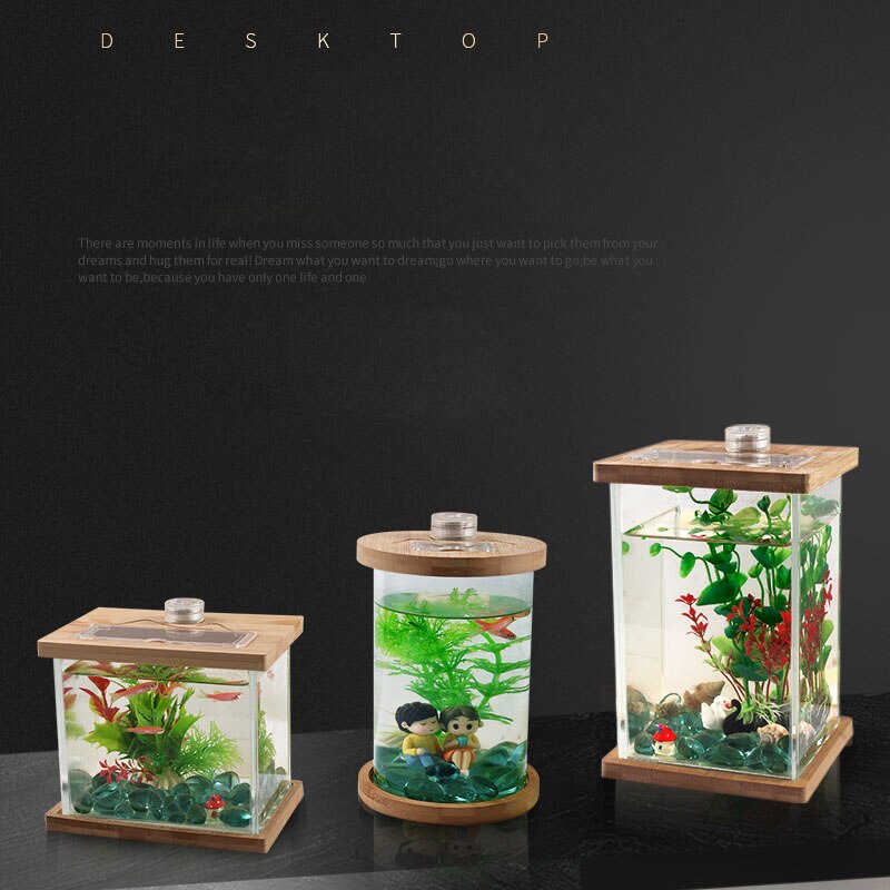 Transparent Glass Fish Tank Small Living Room Tabl... – Grandado