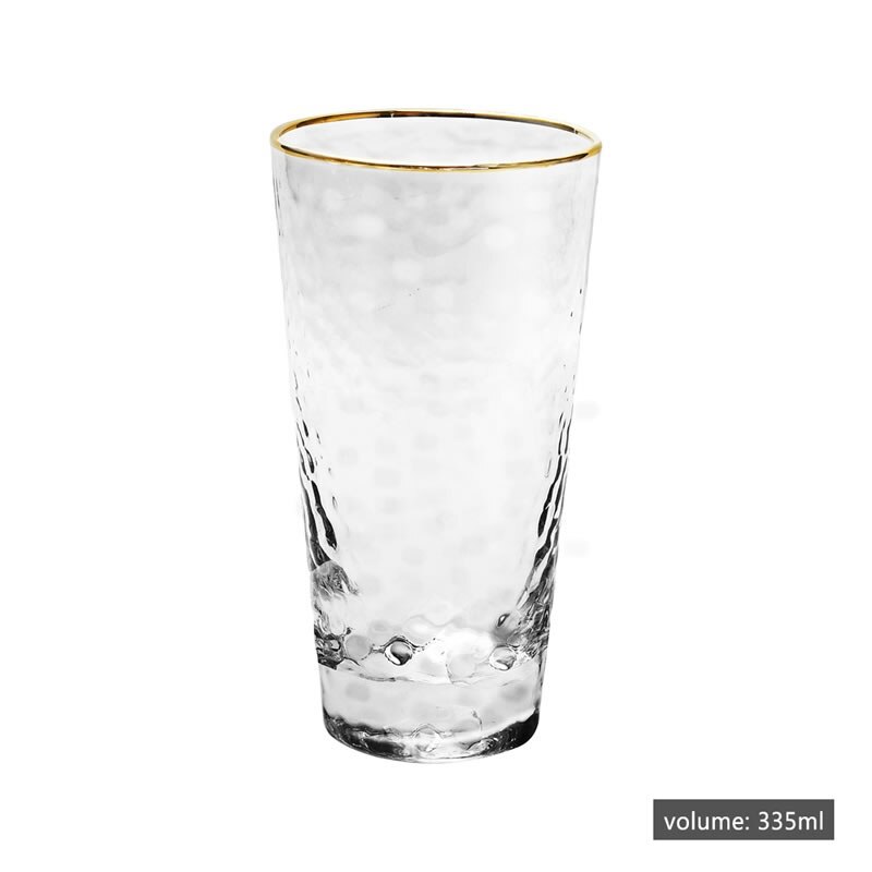 Gold Inlay Rand Glas Cup Koffie Melk Thee Cup Whis... – Grandado