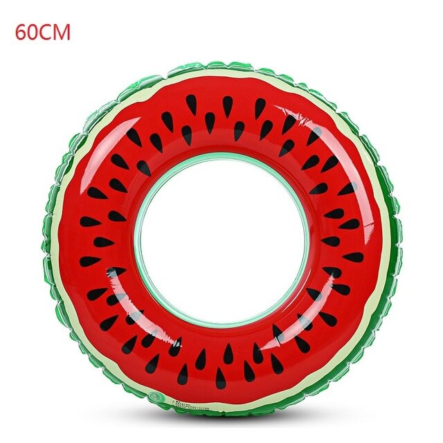 Children Inflatable Swimming Ring Watermelon Patte... – Grandado