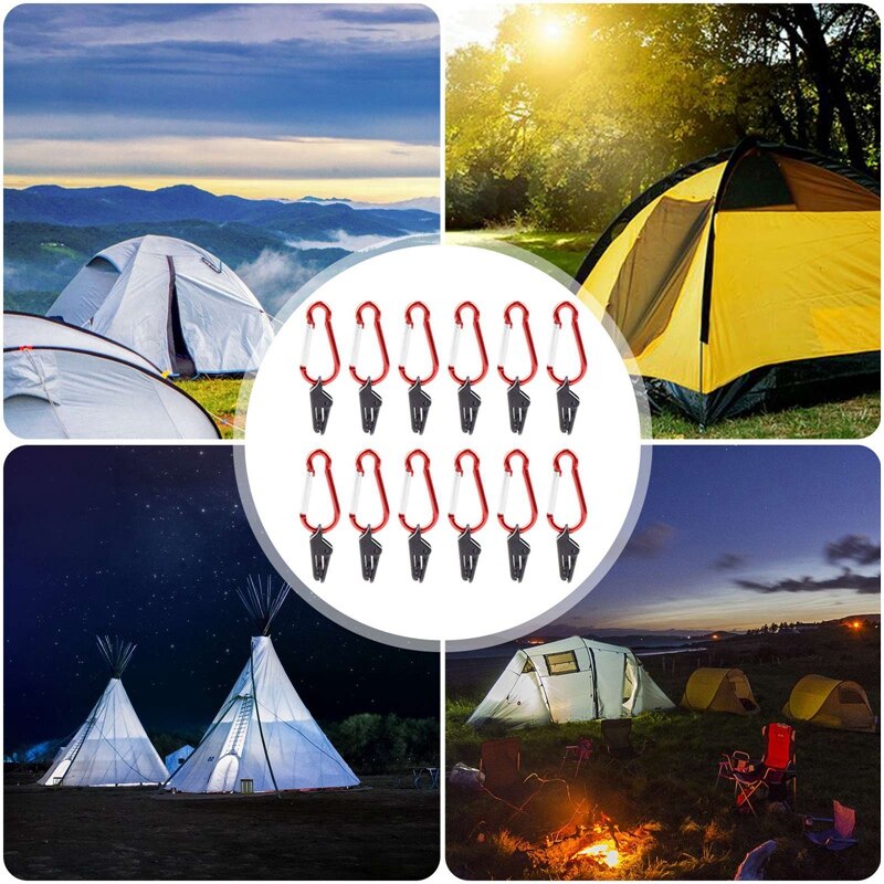Camping Tent Windproof Fixed Clip Outdoor Barbecue... – Grandado