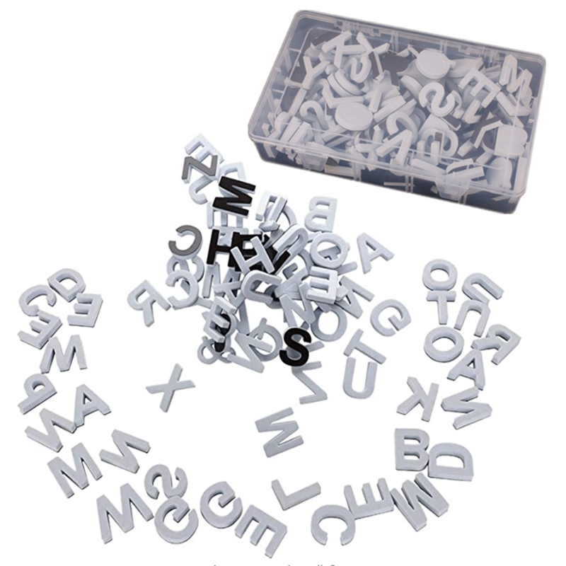 124Pcs Fun Alphabet Kit Refrigerator Magnets Educa... – Grandado