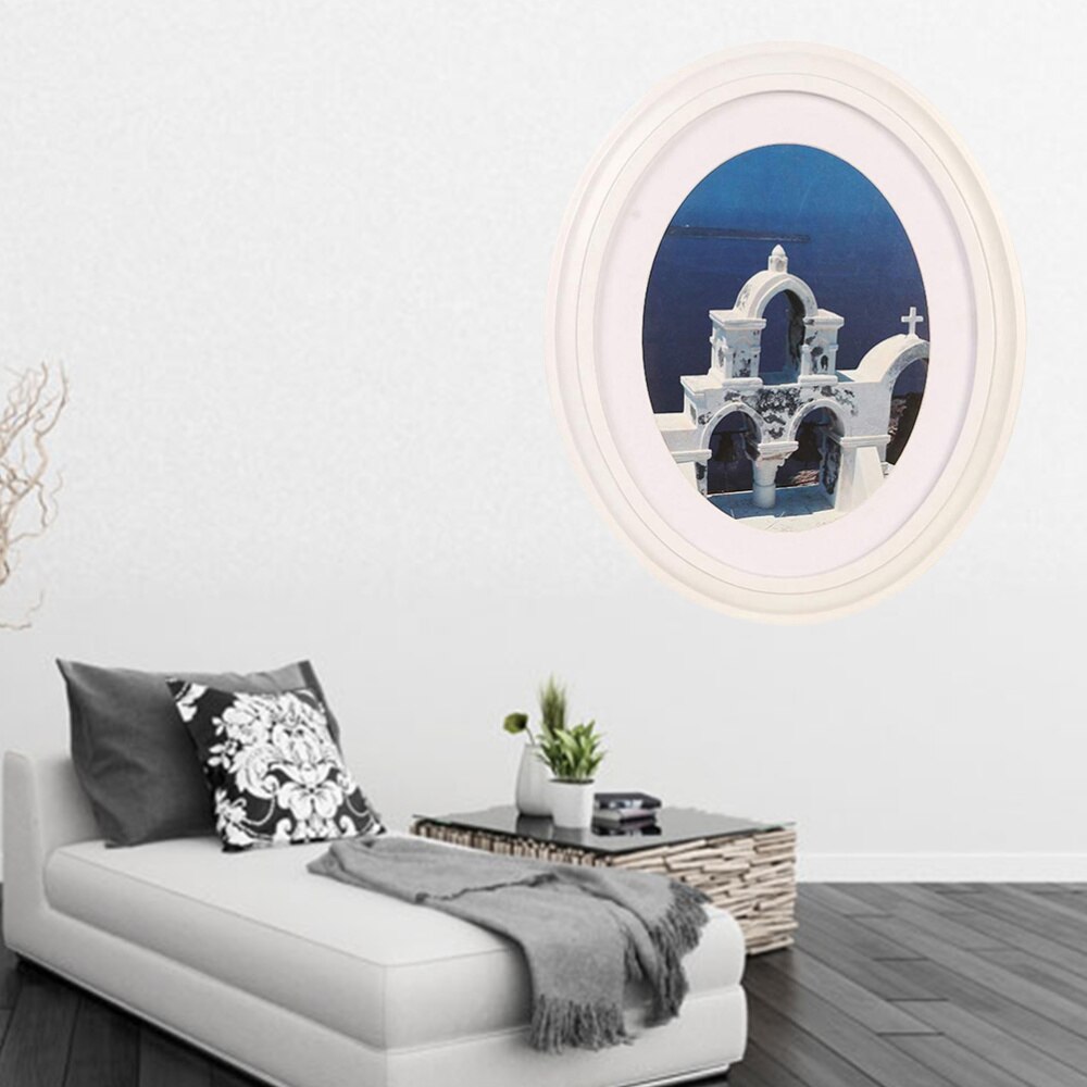 10 Inch Classic Oval Wood Picture Frame Wall Hangi... – Grandado