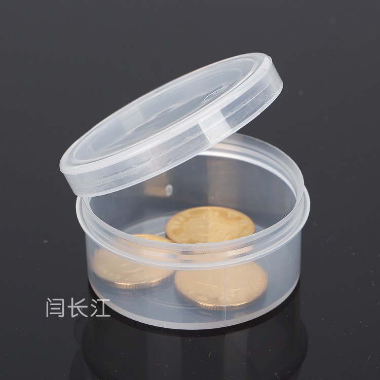 Round Plastic Box Pp Box With Transparent Cover Sm... – Grandado