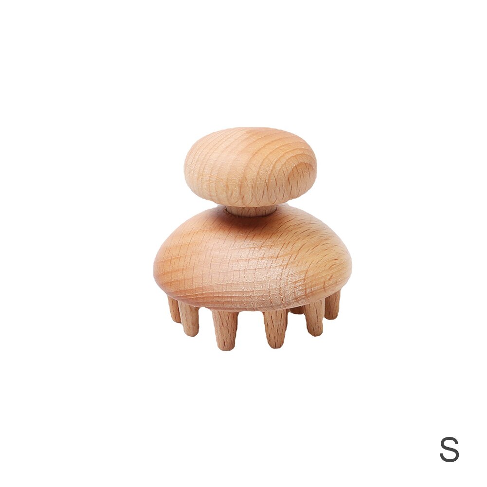 Mushroom Wood Therapy Massager Tool Head Massage F... – Vicedeal
