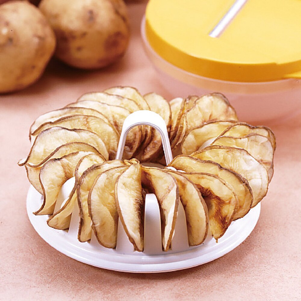 Microwave Diy Potato Vegetable Crisp Chips Slicer Vicedeal