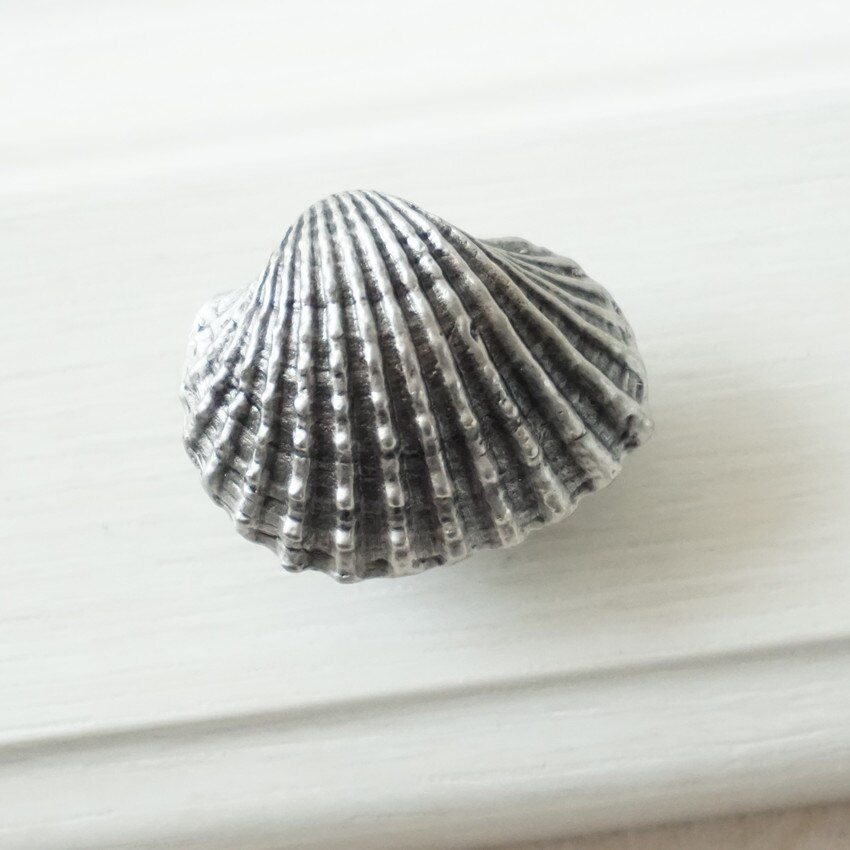 Starfish Sea Star Shell Antique Silver Black Dress... – Grandado