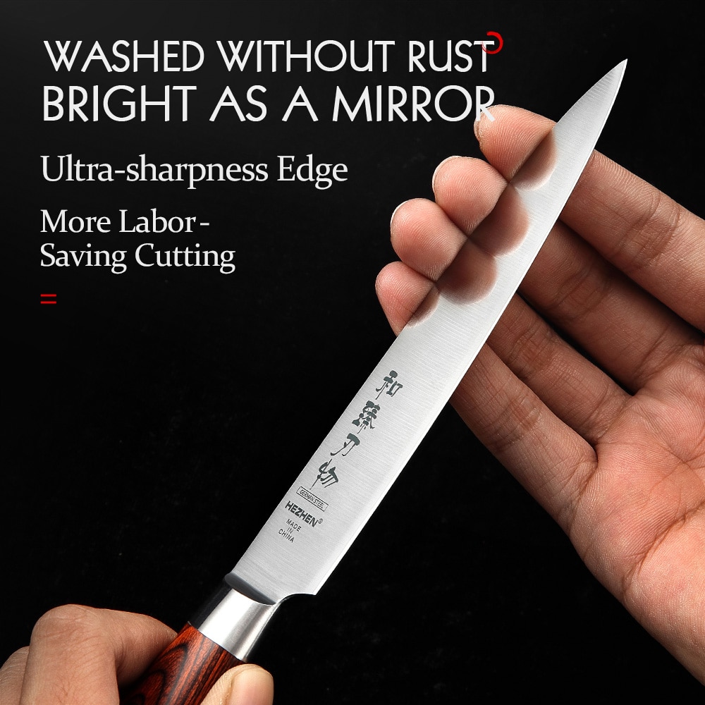 HEZHEN 5 Inches Utility Kitchen Knives Stainless S... – Grandado