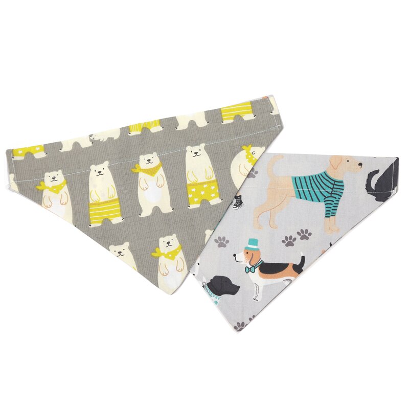 Leuke Patroon Animal Hond Bandana Over de Kraag Du... – Grandado