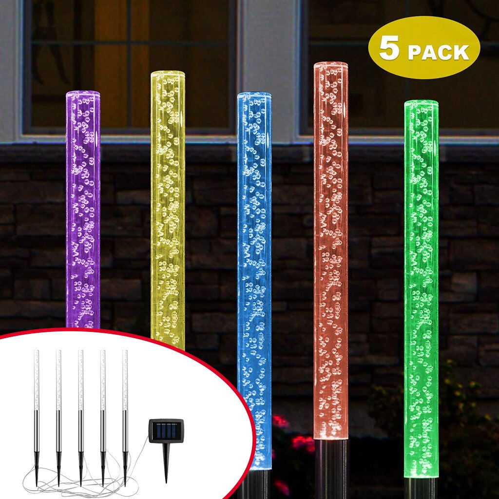 beau pieu de Tube solaire de bulle de LED allume d... – Grandado
