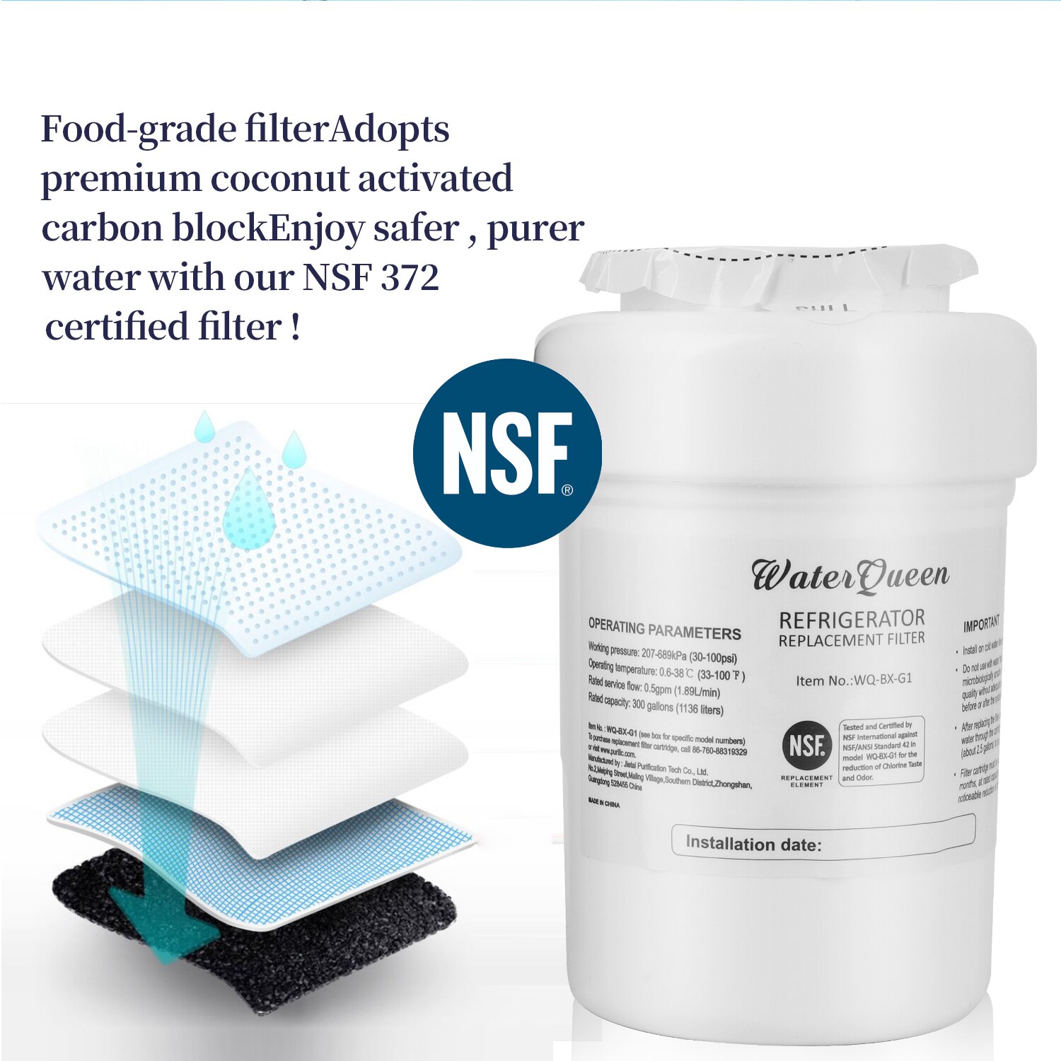 Household ! Water Purifier General Electric MWF Re... – Grandado