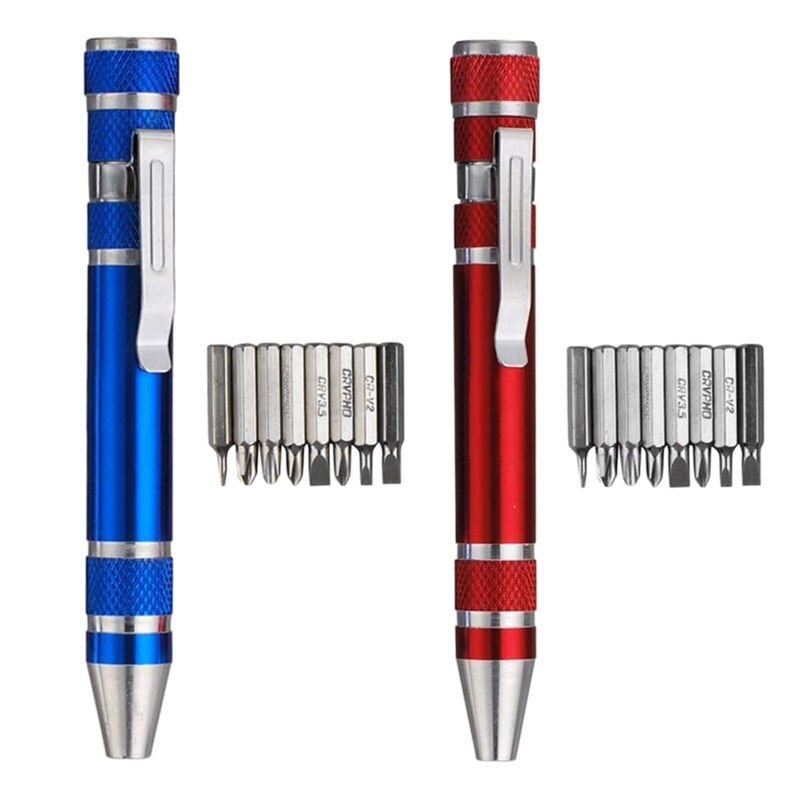 9 Pcs Multifunction Mini Screwdriver Set 8 in 1 Du... – Vicedeal