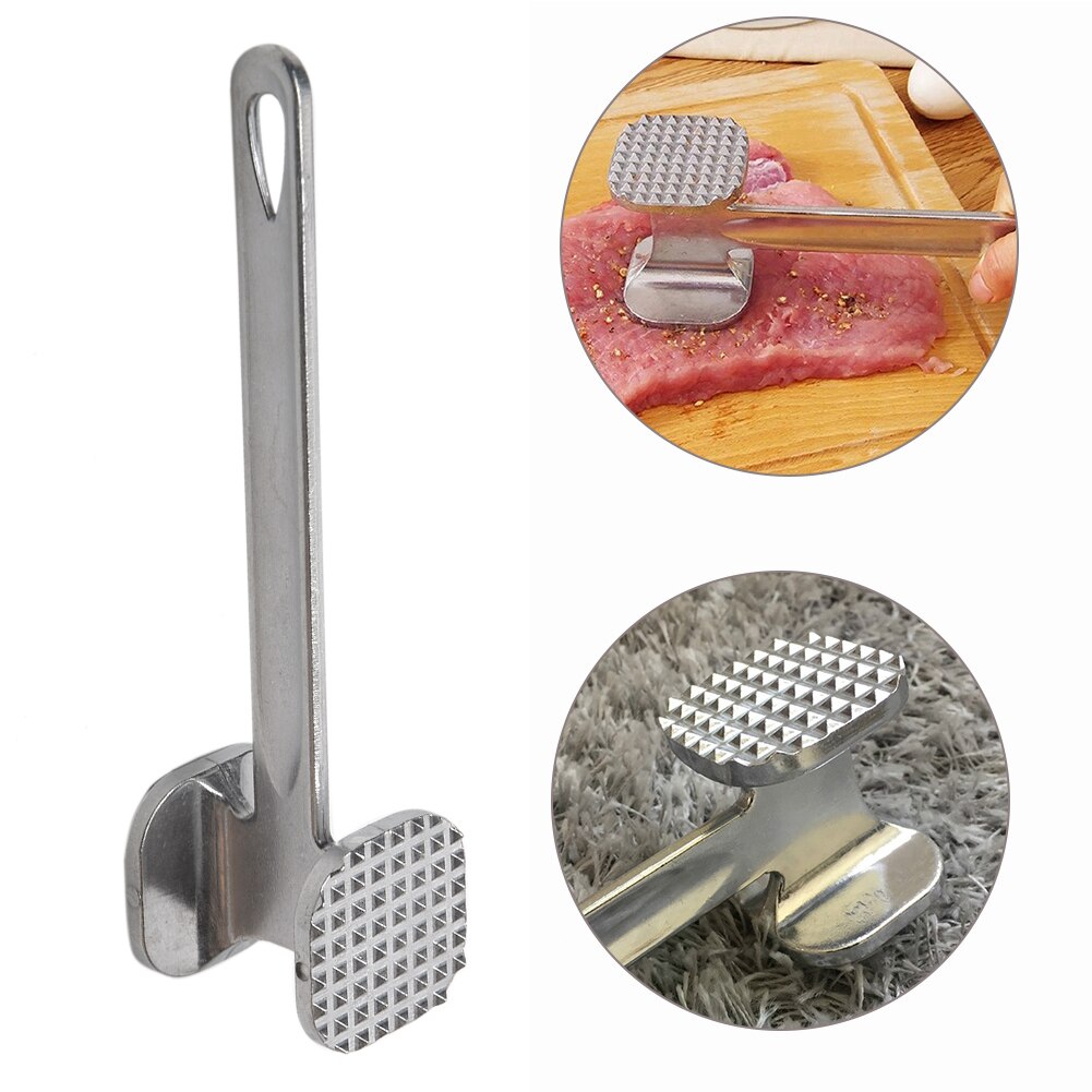 Aluminium Metal Meat Mallet Tenderizer Steak Beef ... – Grandado