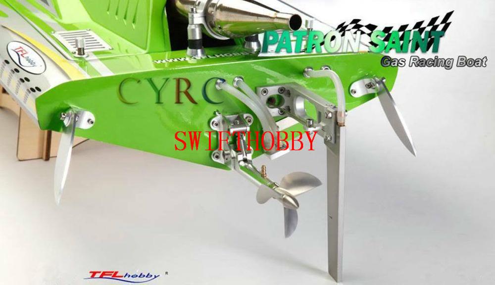 CNC Aluminum alloy turn fins set 82*30mm for appli... – Grandado